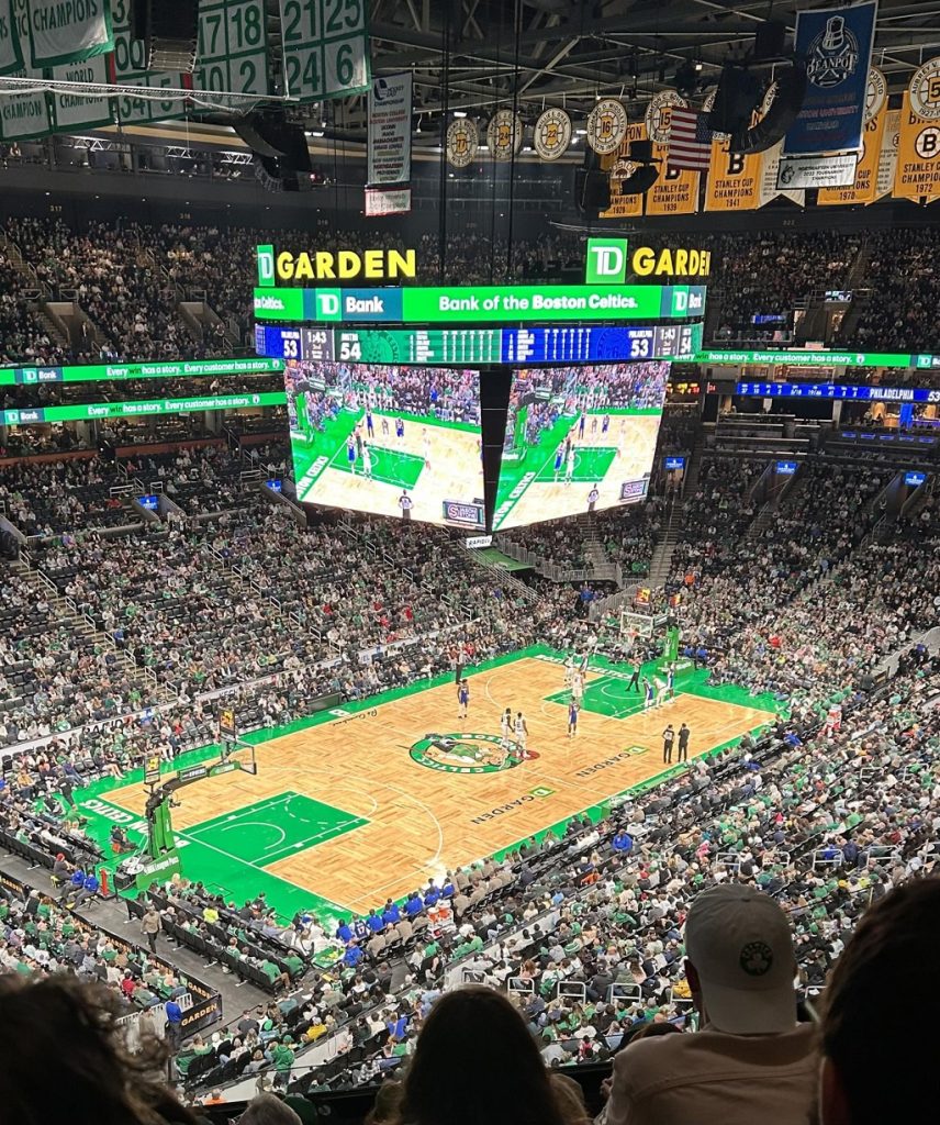 How Many Rows in Balcony at TD Garden- Cherry Blossom